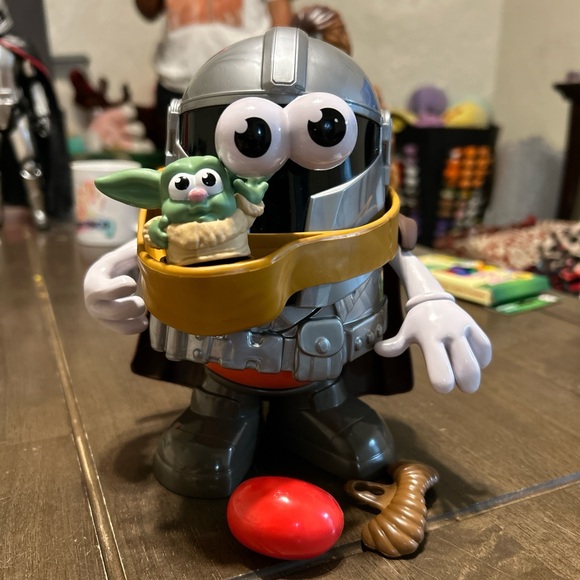 Star Wars | Toys | Star Wars Potato Head With Grogu Silver And Yellow ...